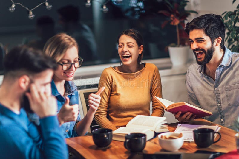 Students Study at Home. Learning and Preparing for University Exam ...