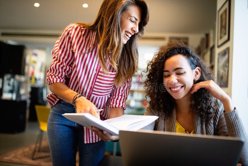 Study in a library stock image. Image of concepts, expertise - 17058465
