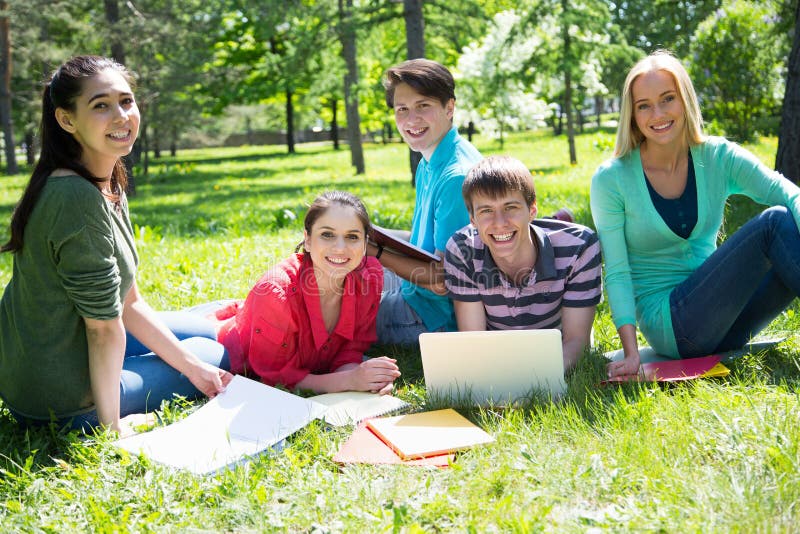 Group of Students Studying Together Stock Photo - Image of academy ...