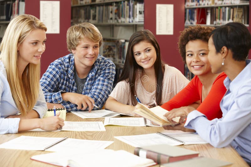 Students Working at Desks in Chinese School Stock Image - Image of ...