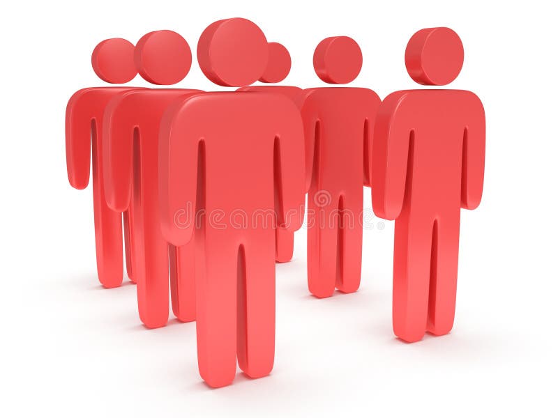 People Crowd Team Symbol Icons Stock Vector - Illustration of person ...