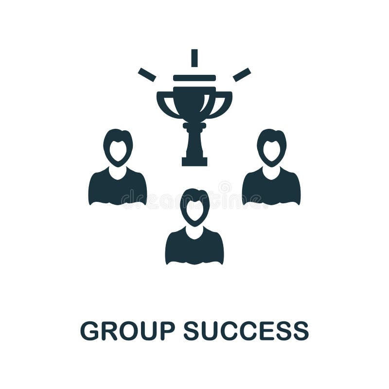 Group Success Icon. Simple Element from Team Building Collection ...