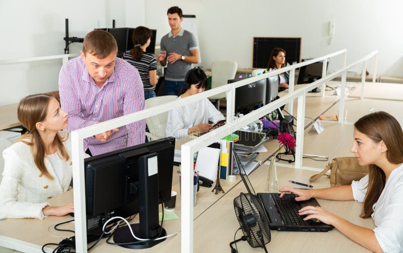 Group of Successful Business People during daily Work Stock Image ... Group of Successful Business People during daily Work Stock Image ...
