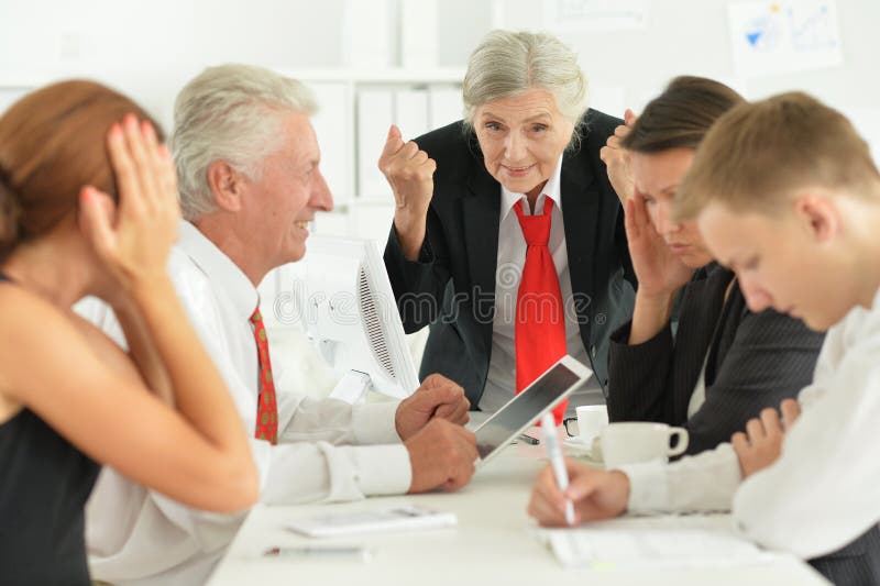 Portrait of Group of Successful Business People Stock Photo - Image of ...