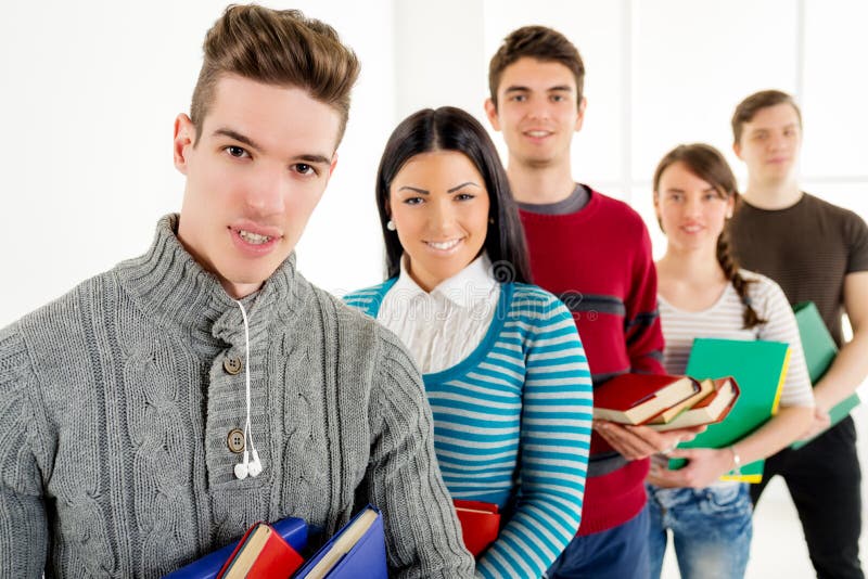 Group of Successful Students Stock Photo - Image of learn, beautiful ...