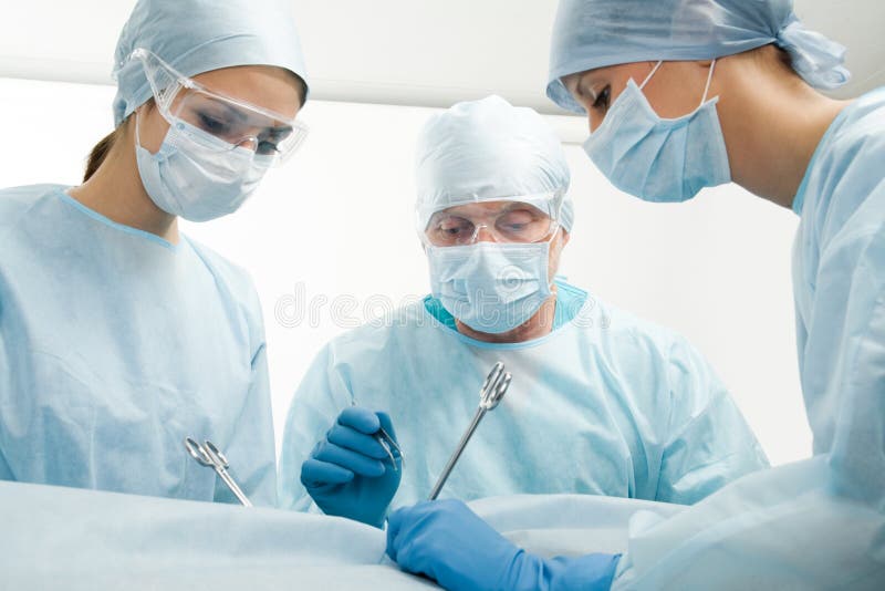 Bottom view of surgeons stock photo. Image of hospital - 17018978