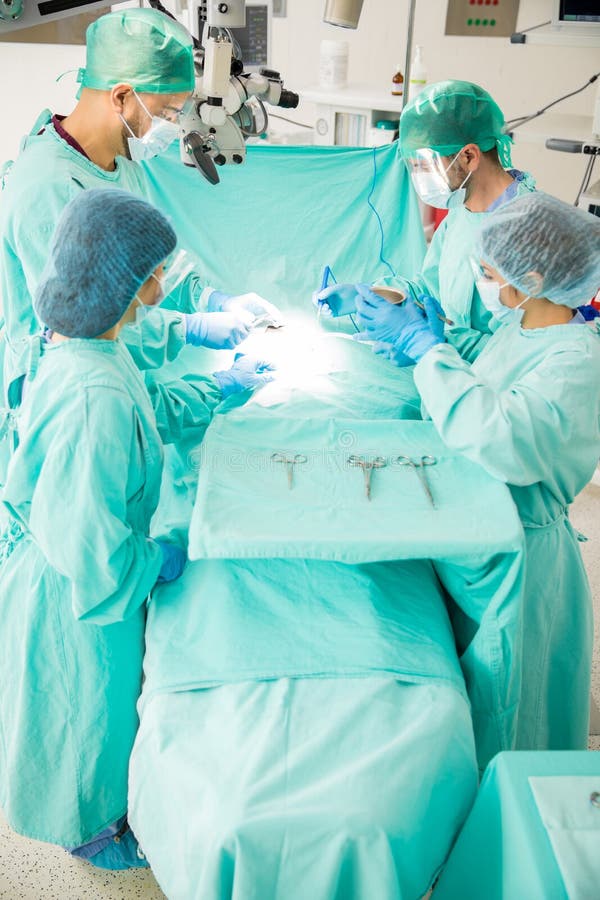 Surgeons Looking Happy After Surgery Stock Image - Image of assistant ...