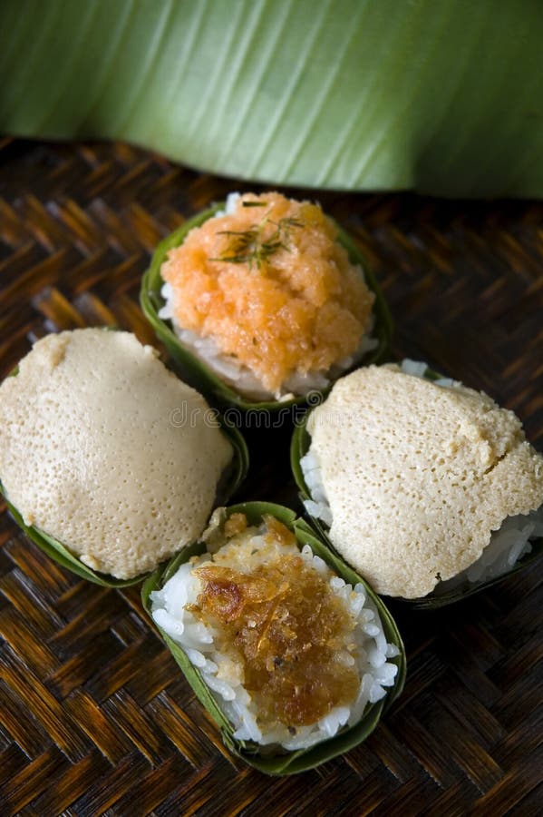 Group of sweet sticky rice stock image. Image of cultural - 25569847
