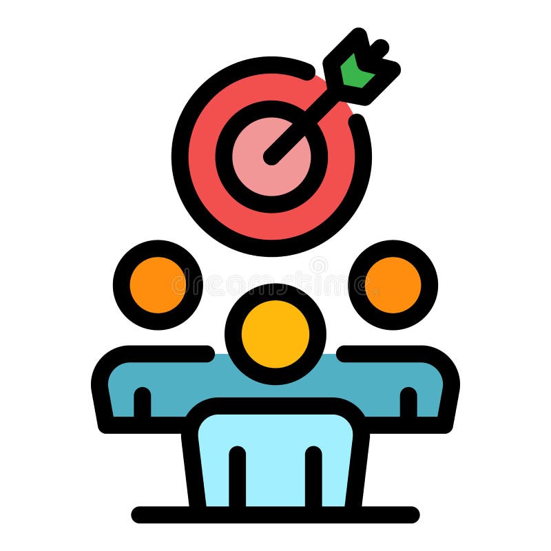 Group Target Credibility Icon Color Outline Vector Stock Vector ... Group Target Credibility Icon Color Outline Vector Stock Vector ...