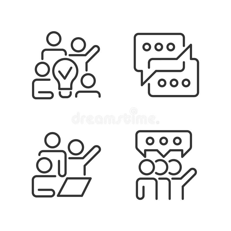 Group Tasks Pixel Perfect Linear Icons Set Stock Vector - Illustration ... Group Tasks Pixel Perfect Linear Icons Set Stock Vector - Illustration ...