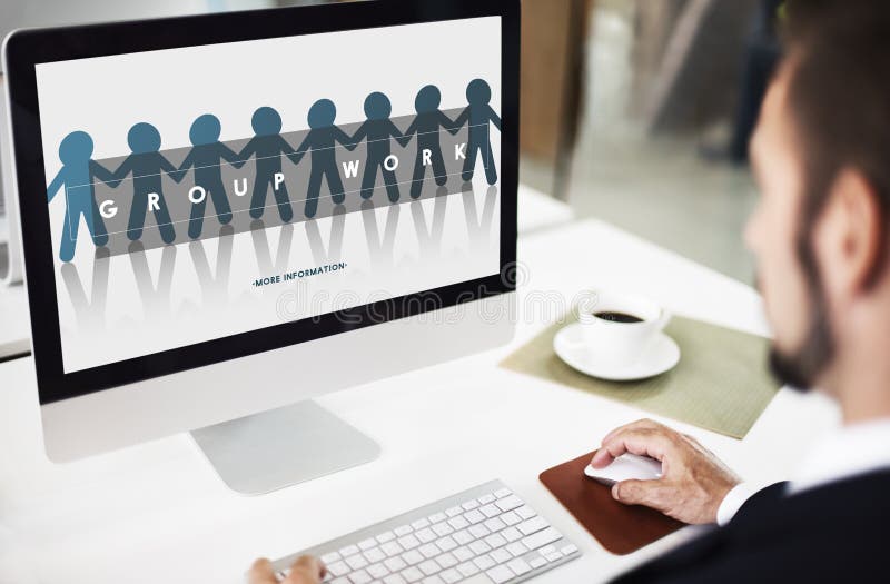 Group Team Work Organization Concept Stock Image - Image of brainstorm ...