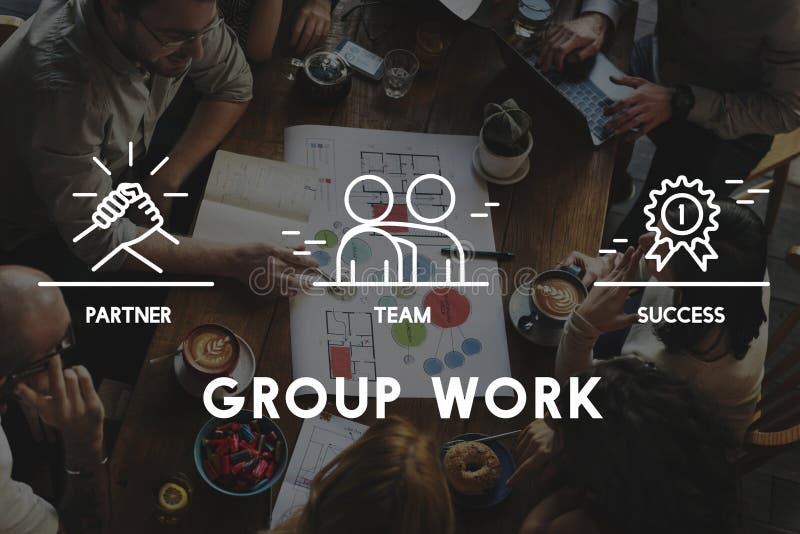 Group Team Work Organization Concept Stock Photo - Image of ...