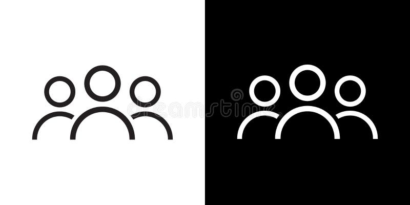 Group, Teamwork, Team Icon Vector in Line Style Stock Vector ...