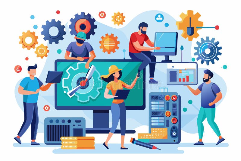 Troubleshooting Tasks Stock Illustrations – 93 Troubleshooting Tasks ...