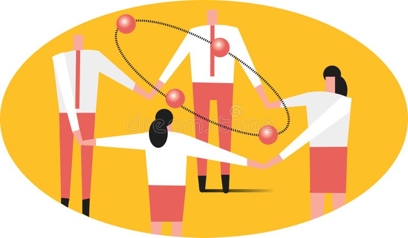 Group Technology stock vector. Illustration of internet - 27037760