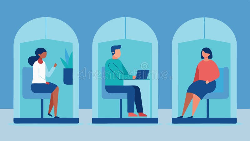 Group Therapy a Depiction of Multiple Chambers Side by Side with ...