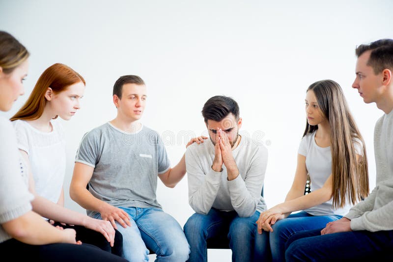 Group therapy in session stock photo. Image of professional - 92391592