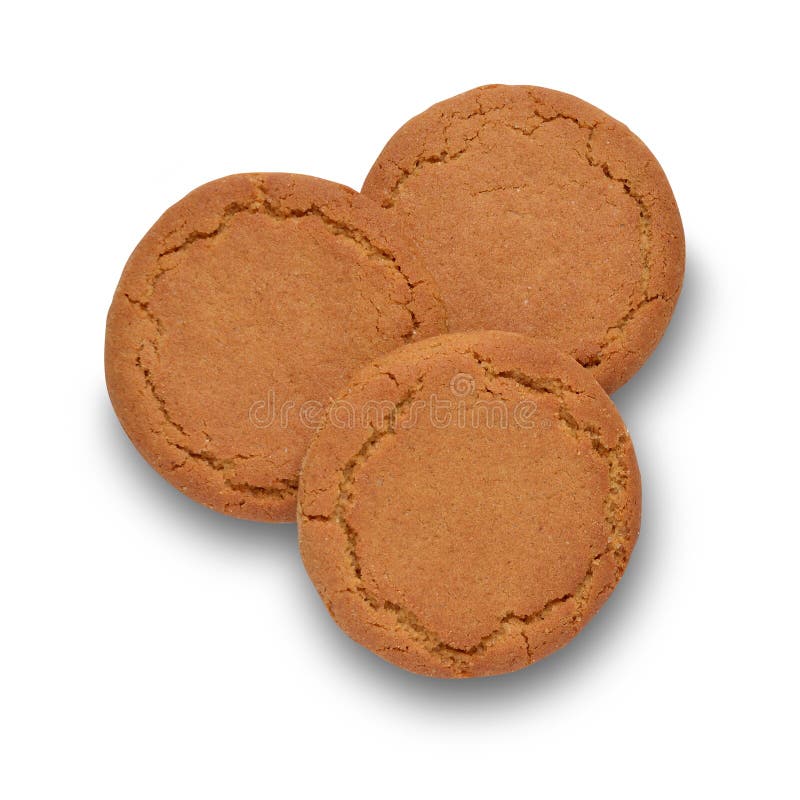 Ginger Nut Biscuits Sweet Snack Stock Photo - Image of path, biscuits ...