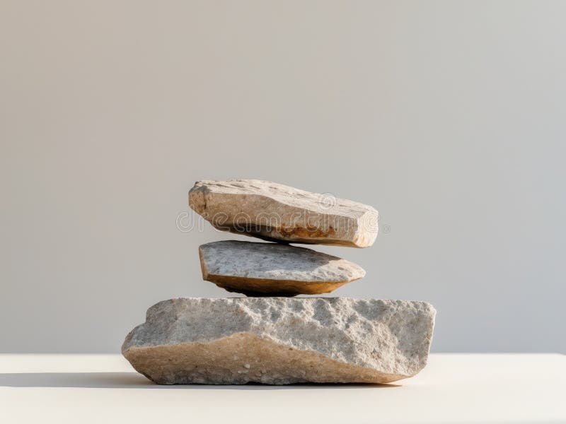 Three Large Rocks Stacked Top Each Other Stock Photos - Free & Royalty ...