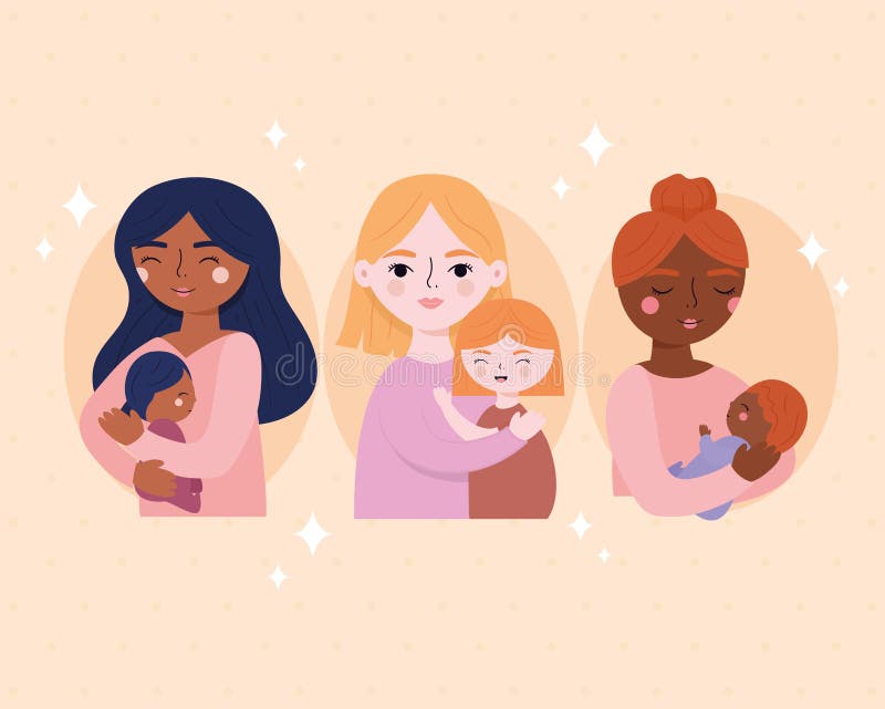 Moms Group Babies Stock Illustrations – 21 Moms Group Babies Stock ...