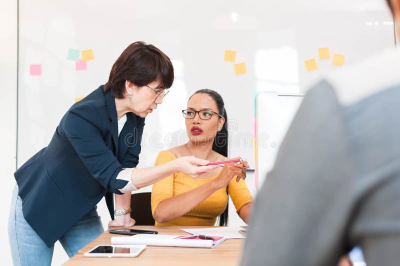 Group of Three Multi Generation of Creative Work Place, Modern S Stock ...