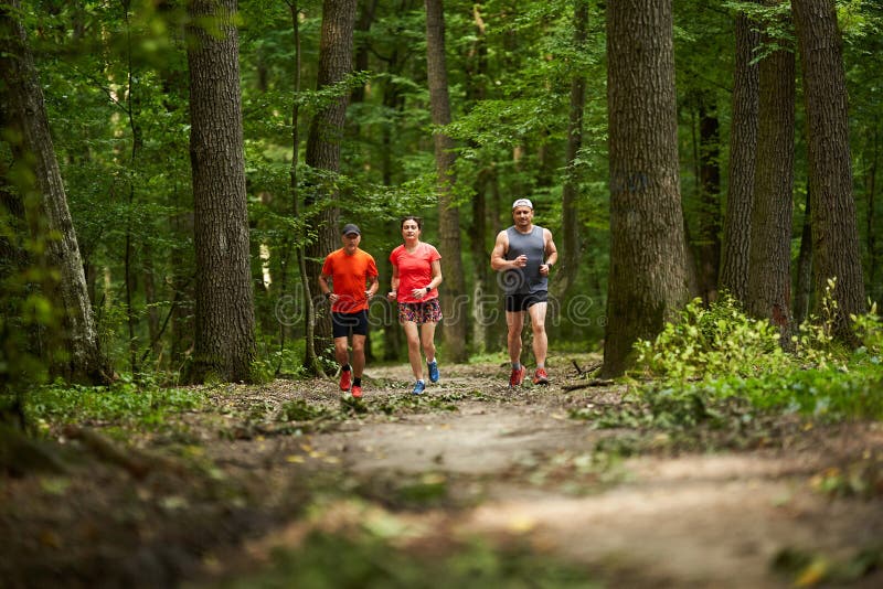 Group of people running stock photo. Image of girl, training - 285314650