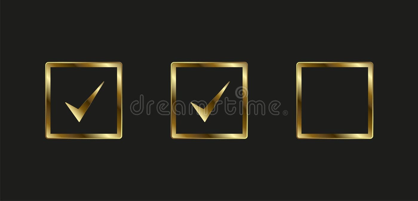 Three Check Boxes Stock Illustrations – 107 Three Check Boxes Stock ...