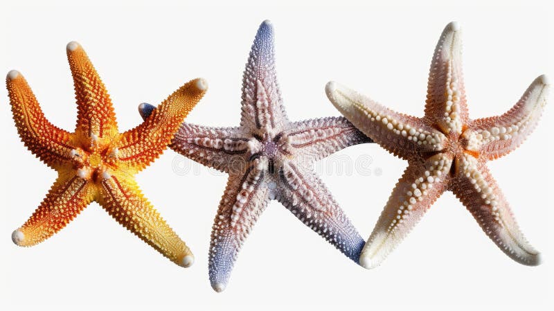 A Group of Three Starfish Sitting Together. Perfect for Marine Life ...