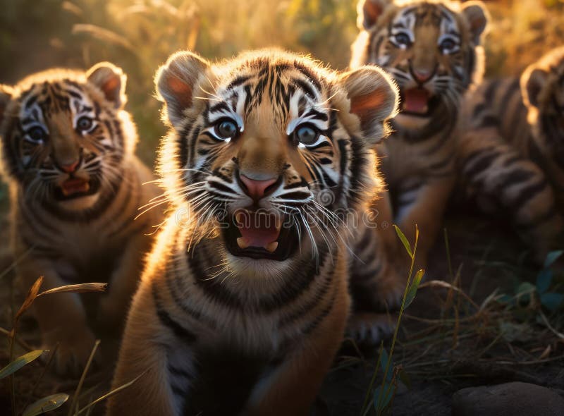 Tiger Cub Profile Stock Illustrations – 18 Tiger Cub Profile Stock ...