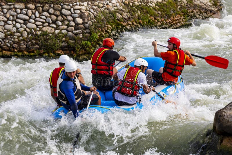 Whitewater River Rafting editorial photography. Image of perseverance ...
