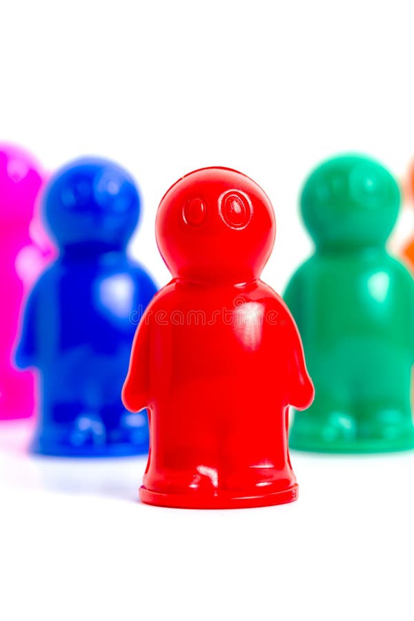 Colorful toy people group stock photo. Image of colors - 38546810