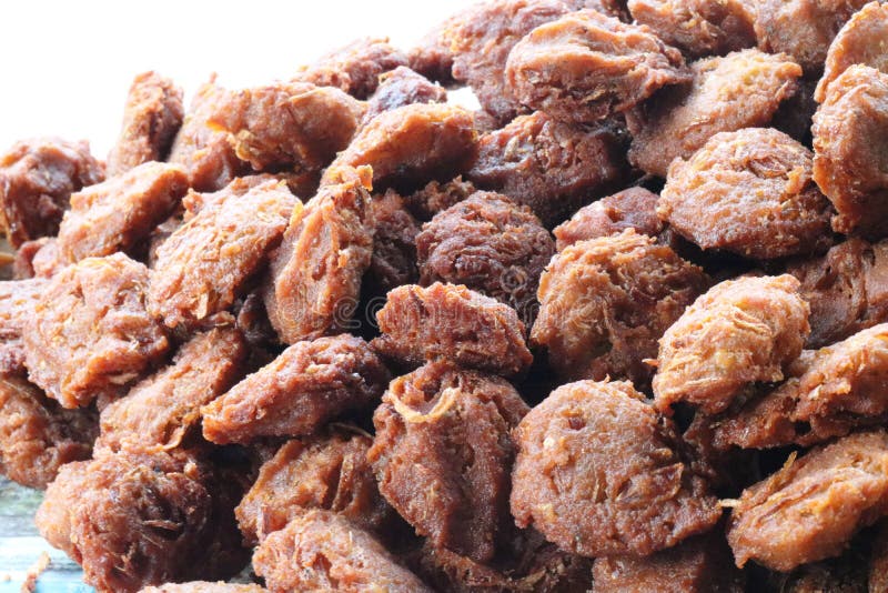 Group of Traditional and Local Fried Snacks for Sell Stock Image ...