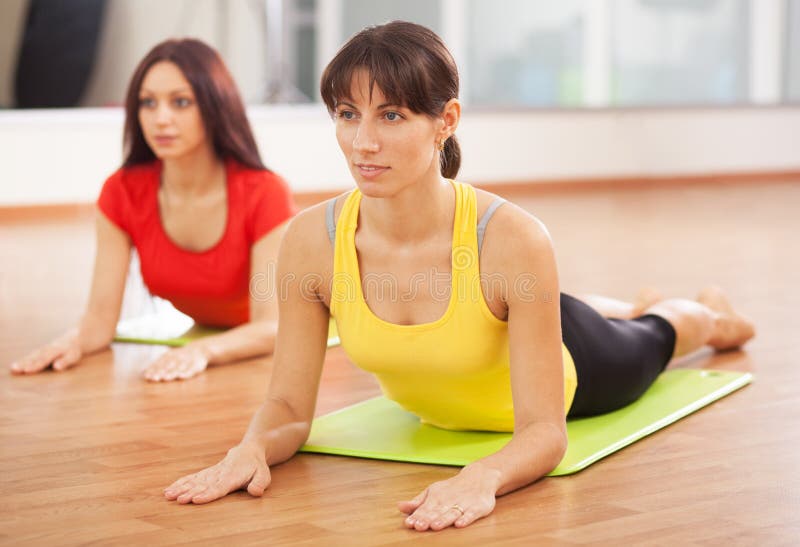 Smirk fitness clothes stock photo. Image of ponytail - 33681024