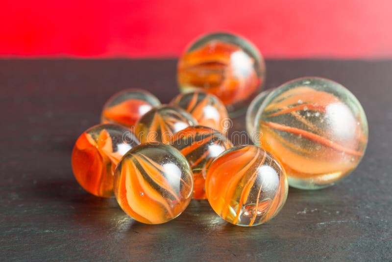 Transparent glass marbles stock image. Image of transparent - 165452707