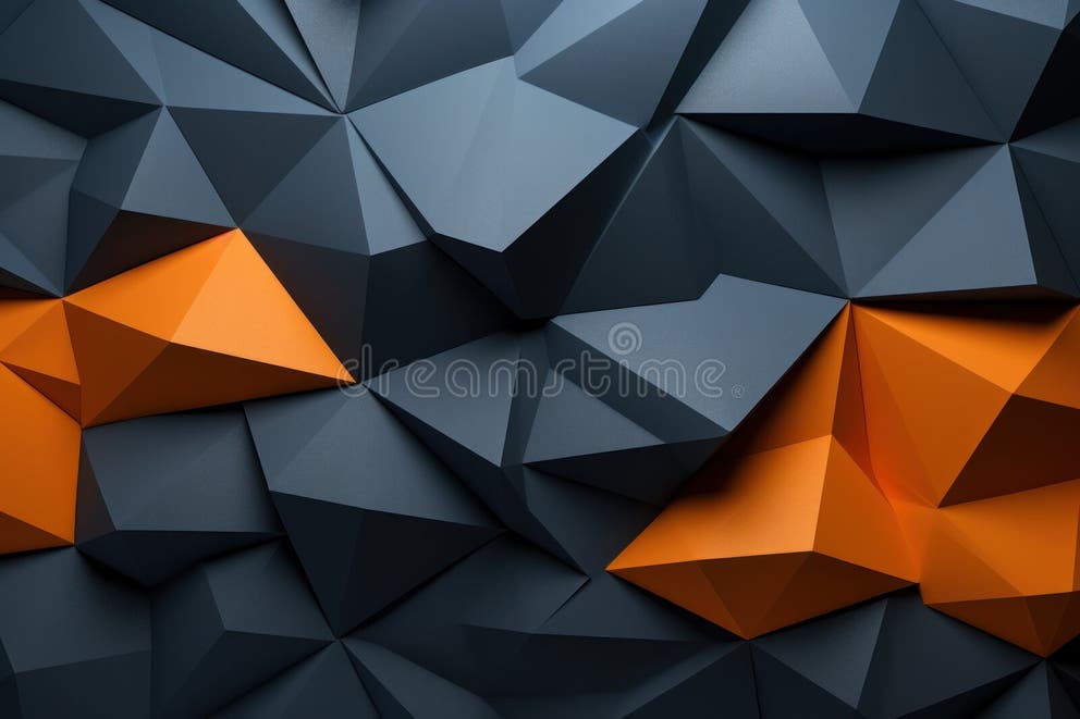 A Group of Triangles in a Pile Stock Illustration - Illustration of ...