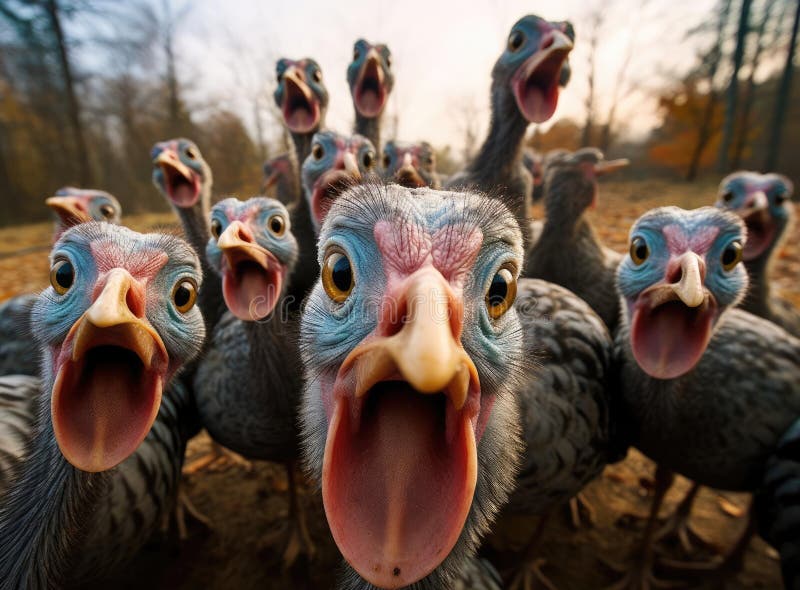 A group of turkeys stock image. Image of turkey, travel - 289763417