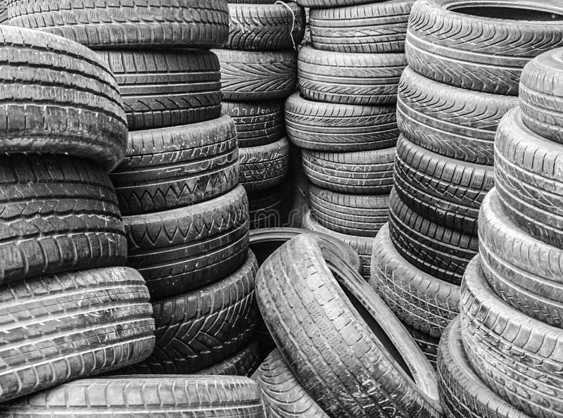 Group of tyres stock photo. Image of clean, road, rain - 151729152