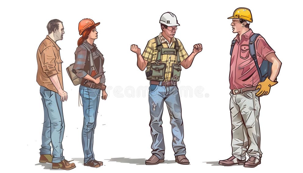 Cartoon Unhappy Workers Stock Illustrations – 259 Cartoon Unhappy ...