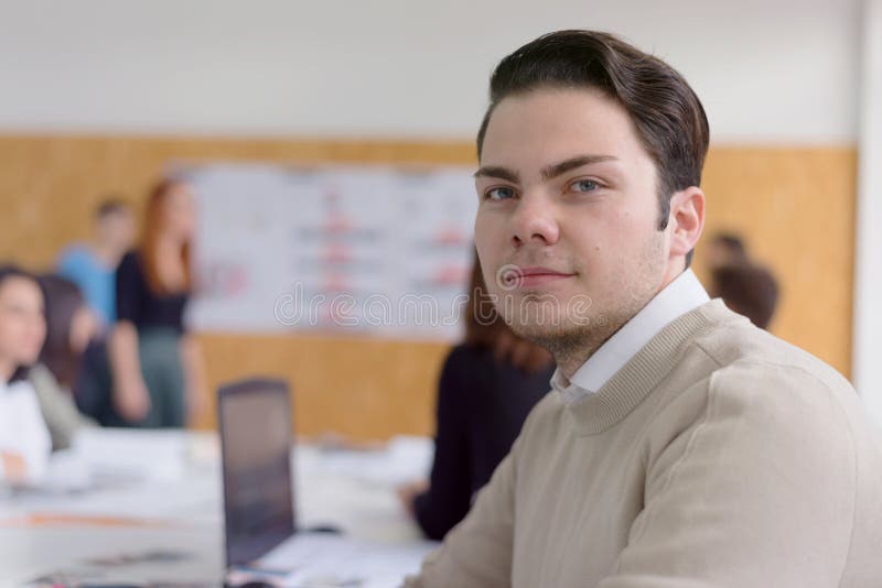 Group of University Architecture Students Working on Practice Lessons ...