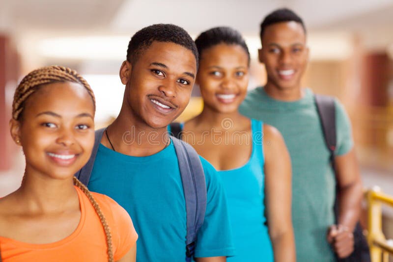 Diverse Group of College Students Stock Image - Image of casual ...