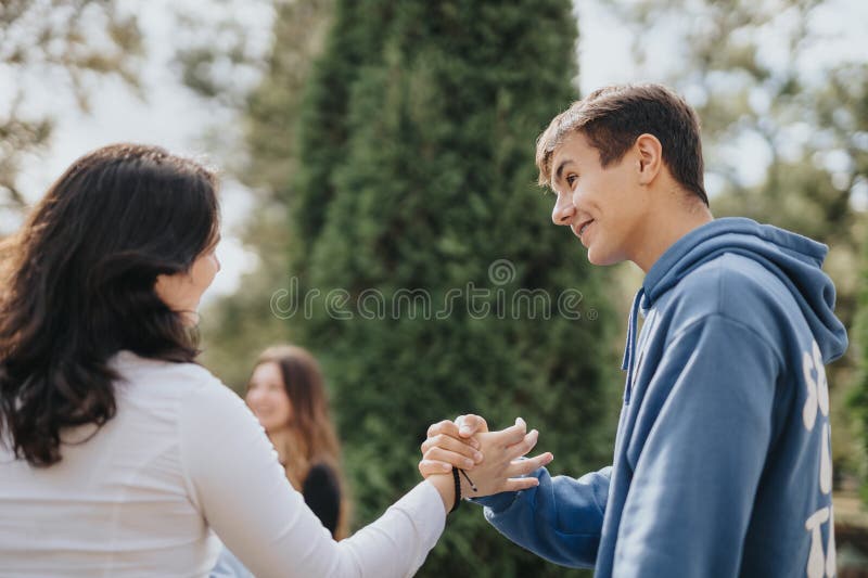 Group of University Students Studying and Discussing Subjects in a ...
