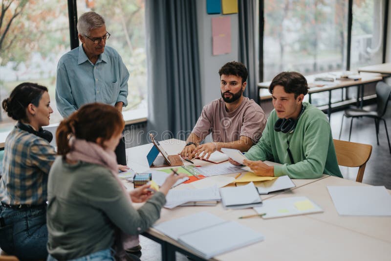 University Students Collaborate with Senior Professor on Group Project ...