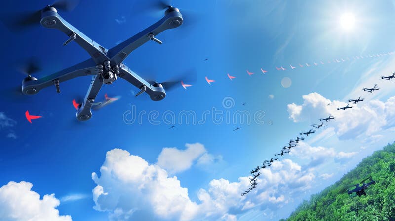 A Group of Unmanned Aerial Vehicles is Carrying Out a Complex ...