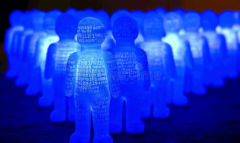 A Group of Upright Digital Characters, Exemplifying the Serene Merger ...