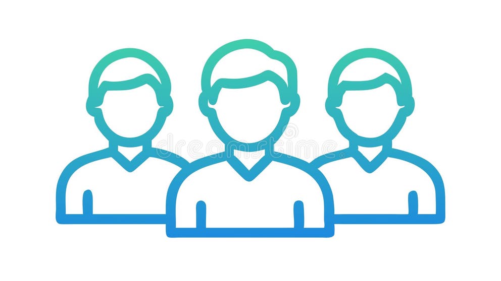 Group of Users Icon for Community and Teamwork, Vector Design ...