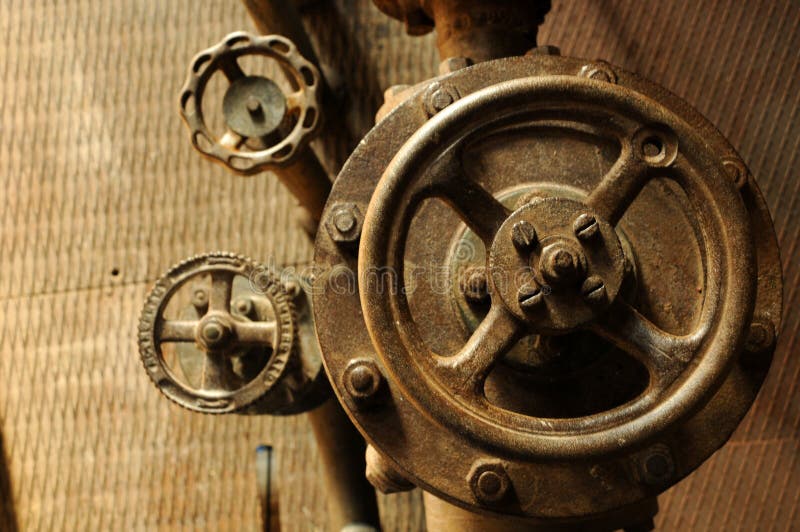 Group of valves stock photo. Image of flow, choke, conductor - 6508594