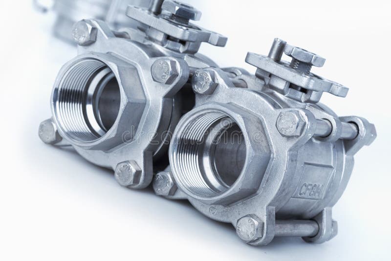 Group 2 Valves Located on the Diagonal Stock Photo - Image of household ...
