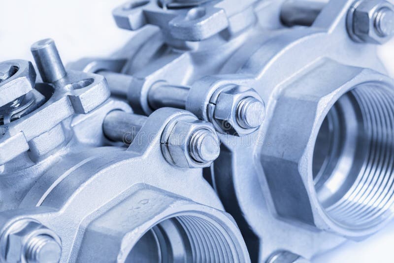 Group 2 Valves Located on the Diagonal Stock Photo - Image of open ...