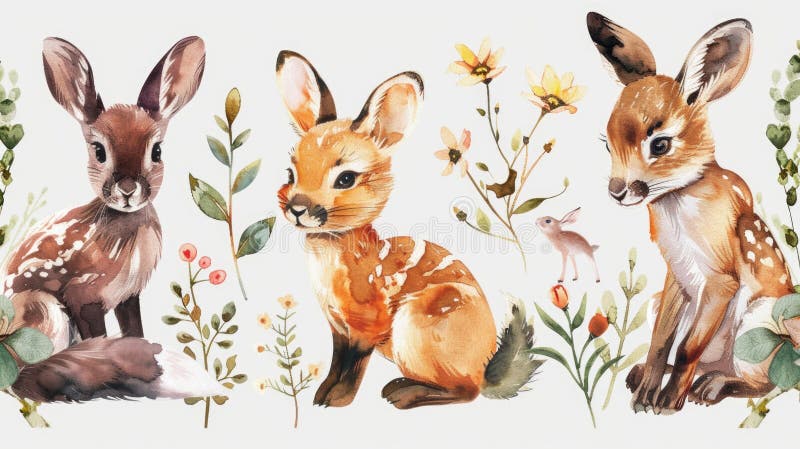 A Group of Various Animals Sitting Together Peacefully. Suitable for ...