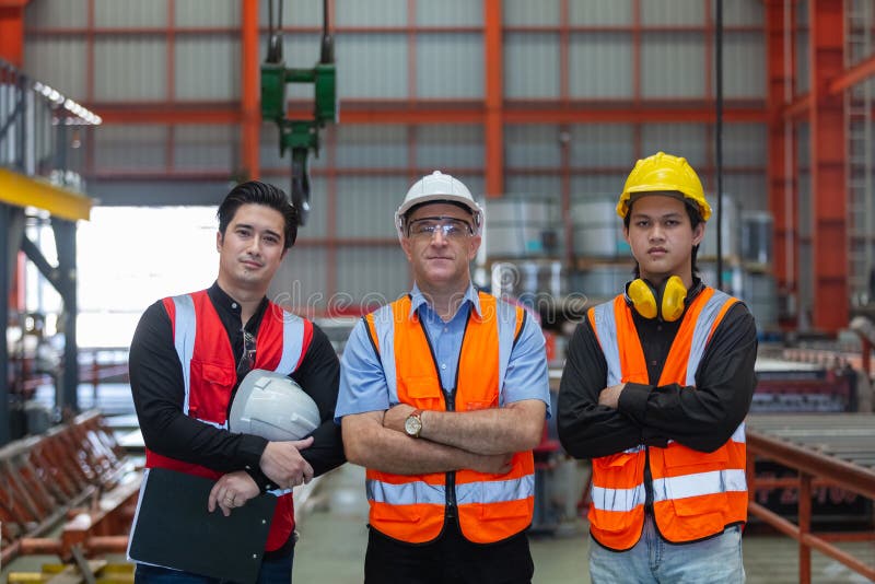 Group of Various Nationalities Engineer Professional Successful Team ...